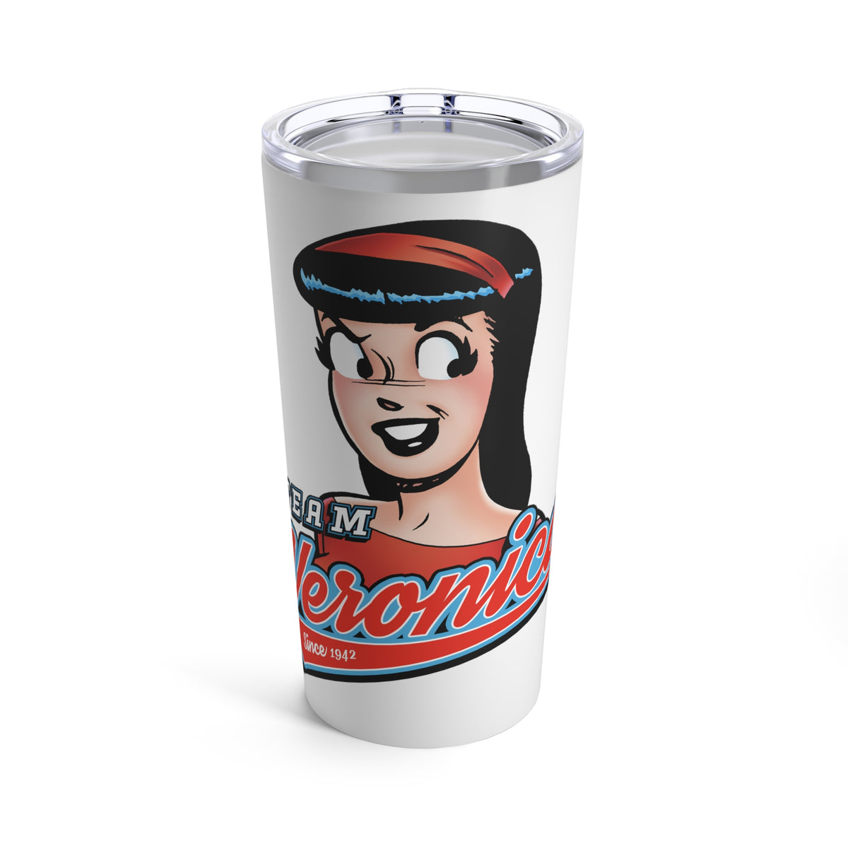 Team Veronica Stainless Steal Tumbler 20oz Featuring Veronica Lodge – Archie Comics