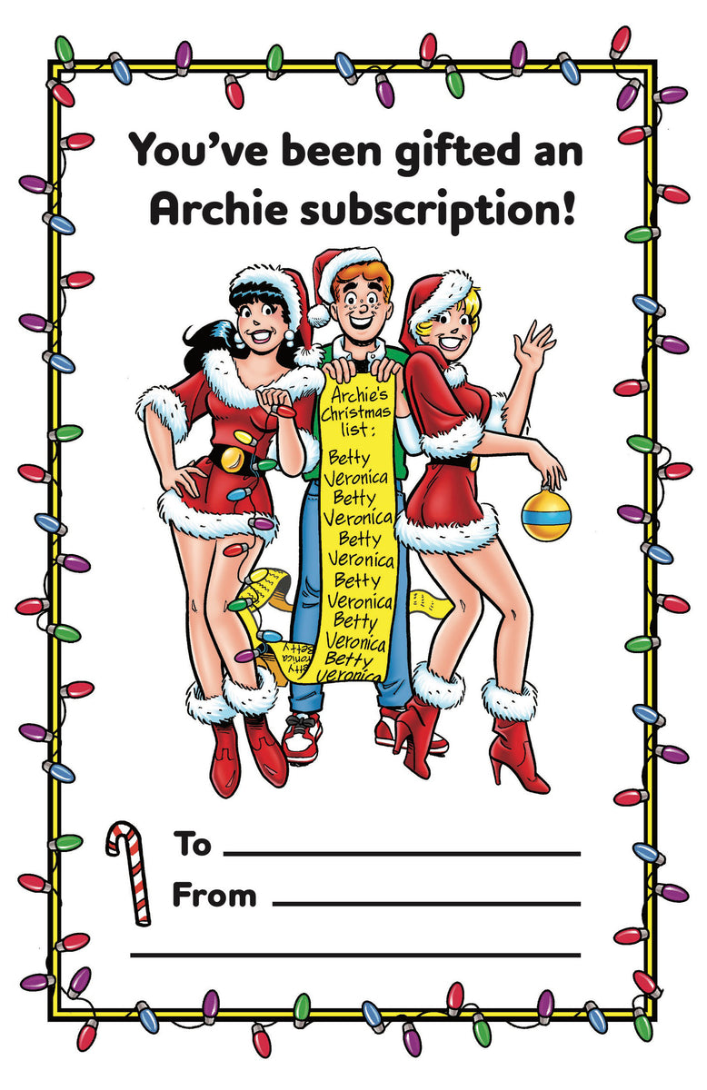 Archie Comics Printable Holiday Card (FREE Digital Download)