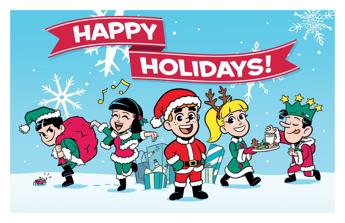 Bite Sized Archie Holiday Print by Vincent Lovallo – Archie Comics